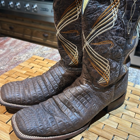 Cavender’S | Shoes | Cavenders Square Toe Leather Mens Boots | Poshmark